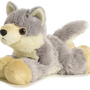 Aurora® Adorable Mini Flopsie™ Woolsey™ Stuffed Animal - Playful Ease - Timeless Companions - Gray 8 Inches