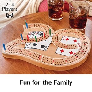 Mainstreet Classics Wooden "29" Cribbage Board Game Set