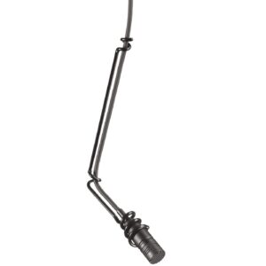 audio-technica u853r cardioid condenser hanging microphone 250 ohms, low profile design, black