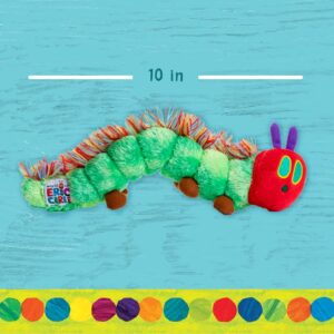 KIDS PREFERRED World of Eric Carle, The Very Hungry Caterpillar Bean Bag Toy, 10 inches