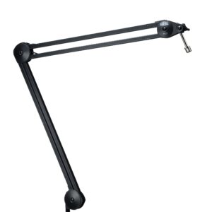 heil pl 2t fully articulating, professional-quality microphone boom arm for video podcasting, broadcasting, voiceover, at-home, in-studio applications