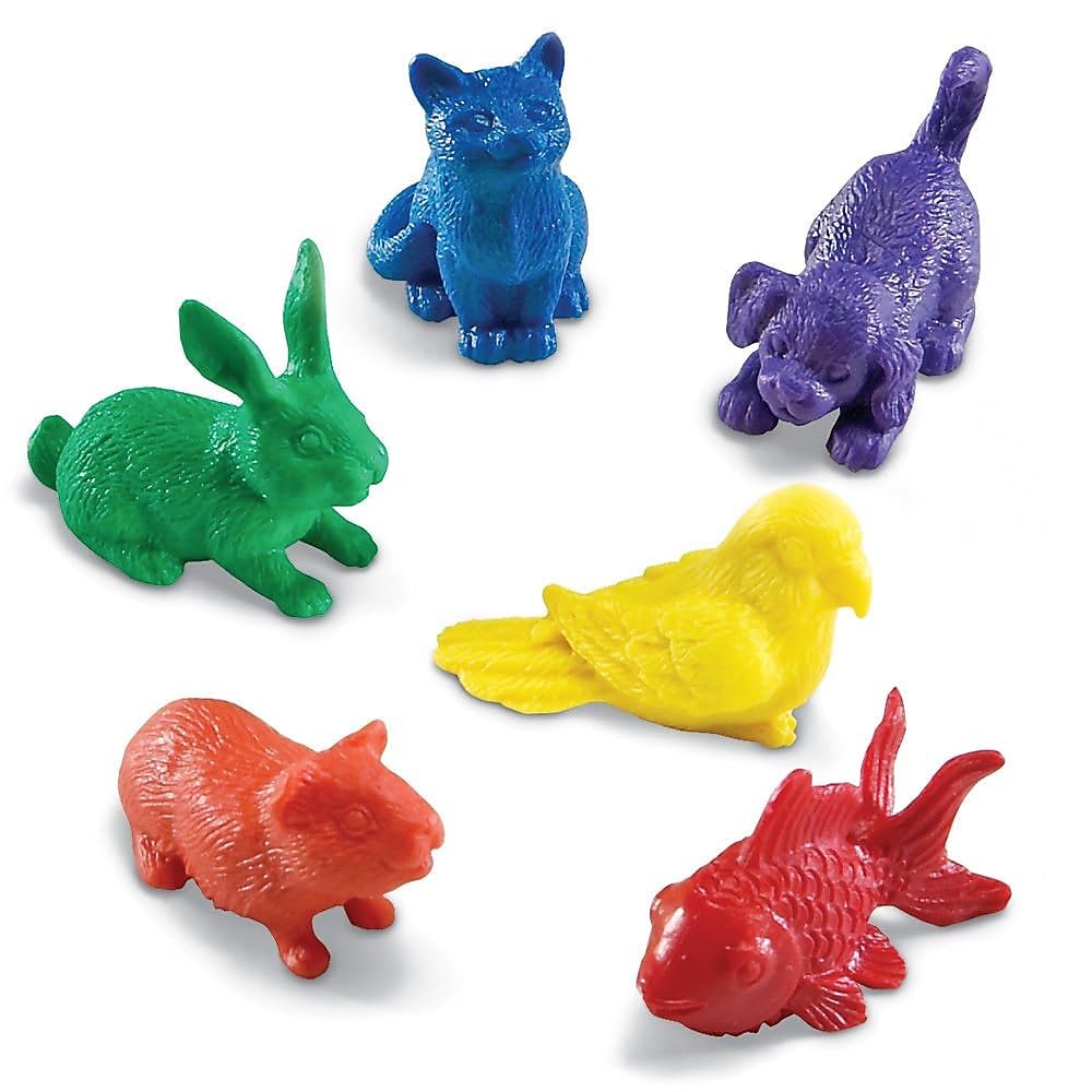 Learning Resources Domestic Pets Counters, Educational Counting and Sorting Toy, Set of 72