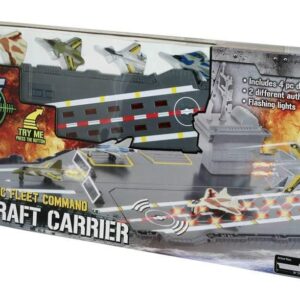 Motor Max Electronic Aircraft Carrier W/4 Aircraft & Sound