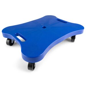 champion sports - chspgh1216 plastic scooter board with contoured handles, blue , 16 x 12 x 3 inches