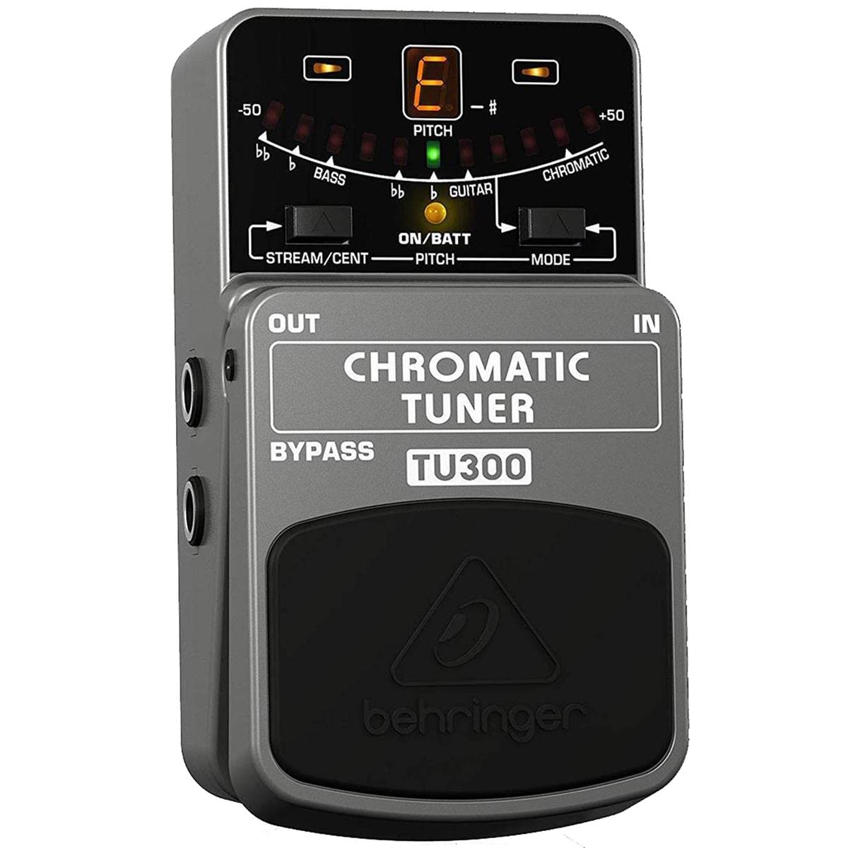 Behringer TU300 Chromatic Ultimate Guitar/Bass Tuner, Grey