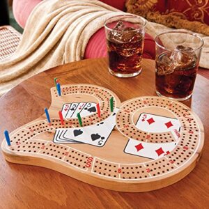 Mainstreet Classics Wooden "29" Cribbage Board Game Set