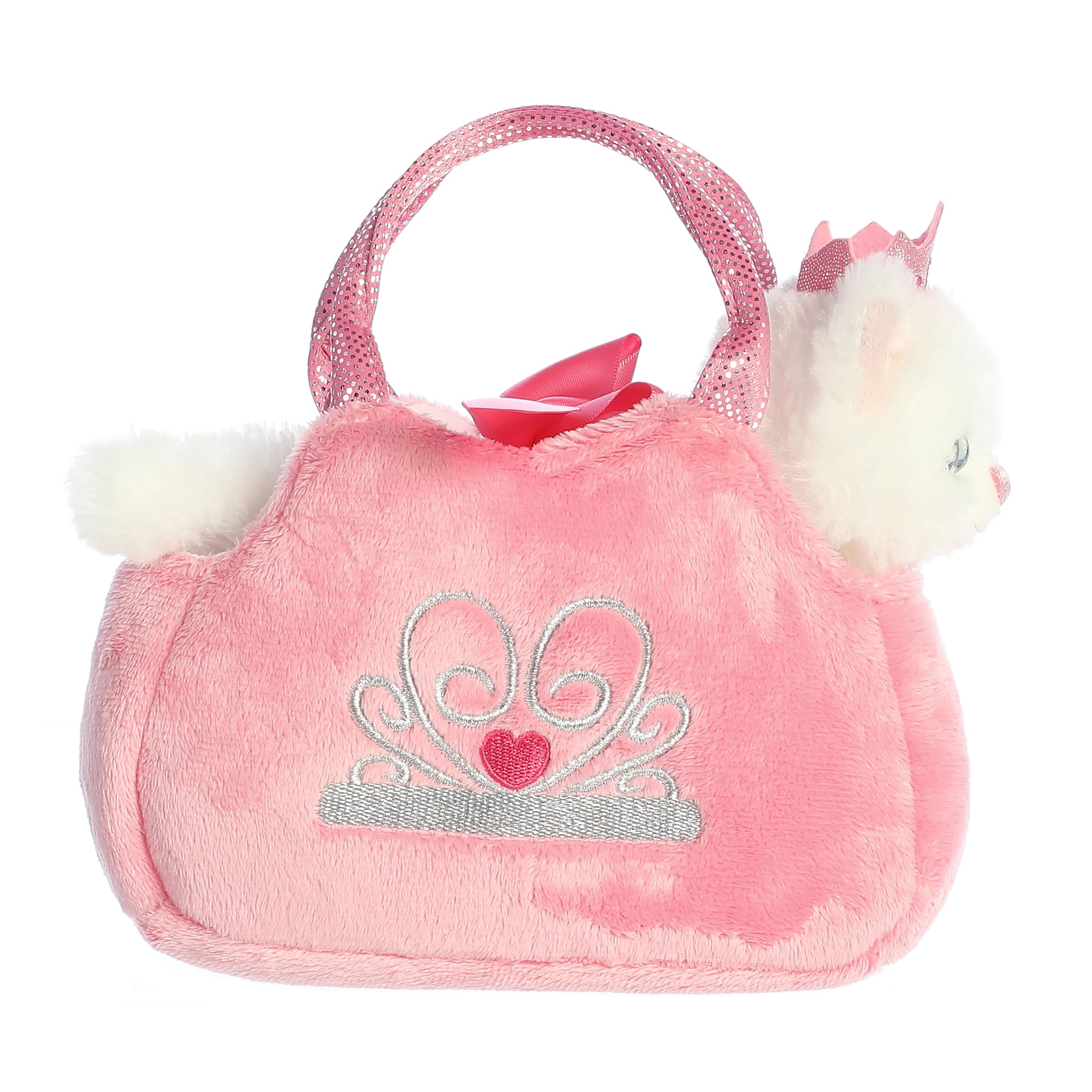 Aurora® Fashionable Fancy Pals™ Princess Kitten™ Stuffed Animal - On-The-go Companions - Stylish Accessories - Multicolor 8 Inches