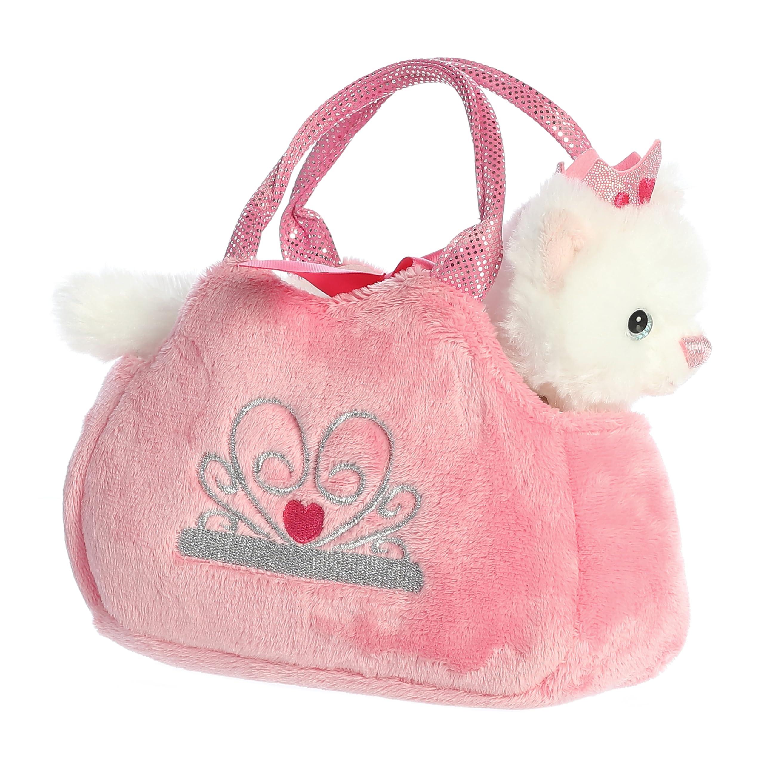 Aurora® Fashionable Fancy Pals™ Princess Kitten™ Stuffed Animal - On-The-go Companions - Stylish Accessories - Multicolor 8 Inches