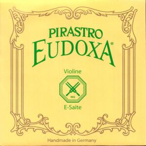 pirastro eudoxa 4/4 violin e string - medium gauge - aluminum-steel - loop-end