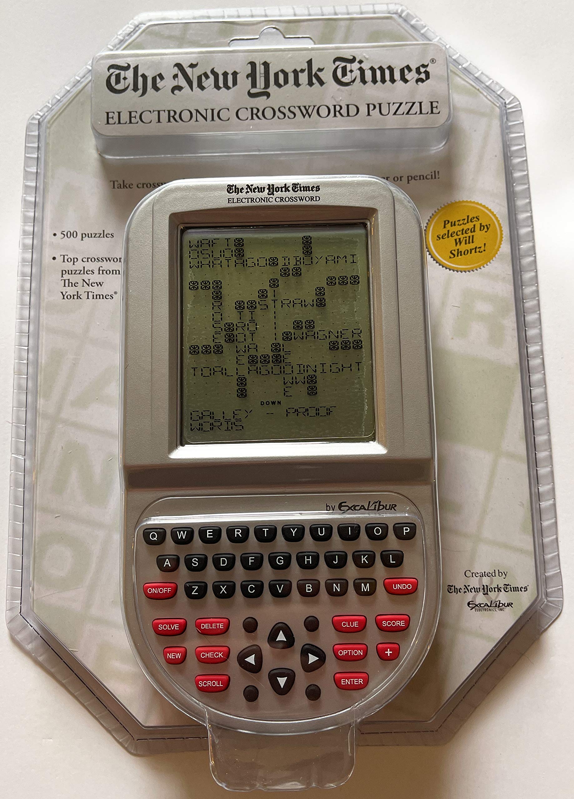 Excalibur Electronic New York Times Electronic Crossword Puzzle