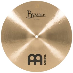 meinl cymbals byzance 14" traditional thin crash — made in turkey — hand hammered b20 bronze, 2-year warranty (b14tc)