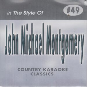 john michael montgomery country karaoke classics cdg music cd