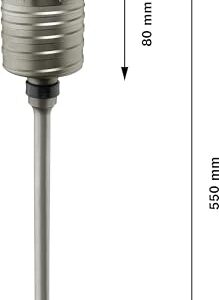 Bosch Accessories F00Y145188 SDS Max-9 Core Cutter, 45mm x 160mm x 290mm, Silver