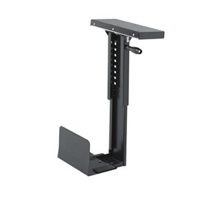 safco products 2175 ergo-comfort swivel mount cpu holder, gray