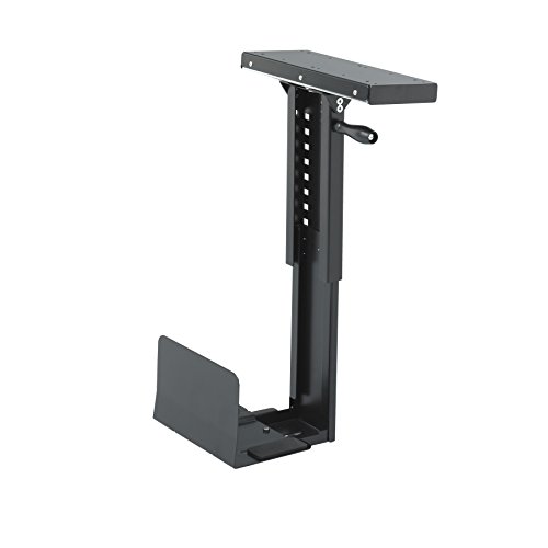 Safco Products 2175 Ergo-Comfort Swivel Mount CPU Holder, Gray