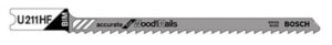 bosch u211hf 3-5/8" 10 tpi bi-metal universal shank jigsaw blade 5 pack