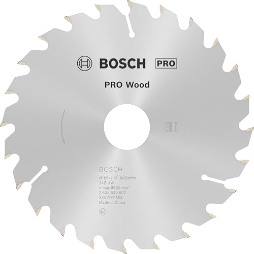 Bosch 2608640602 Circular Saw Blade"Top Precision" Opwoh 6.5inx30mm 24T