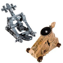 spin master battleground attack pack - mortar and trebuchet