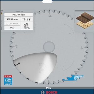 Bosch 2608640434 Circular Saw Blade"Top Precision" Opwob 10inx30mm 24T