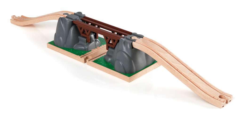 BRIO World - 33391 Collapsing Bridge - Engaging 3-Piece Toy Train Accessory | Cultivates Creative Play | Enhances Logical Thinking | Suitable for Kids Aged 3 & Up | Compatible with All BRIO Sets