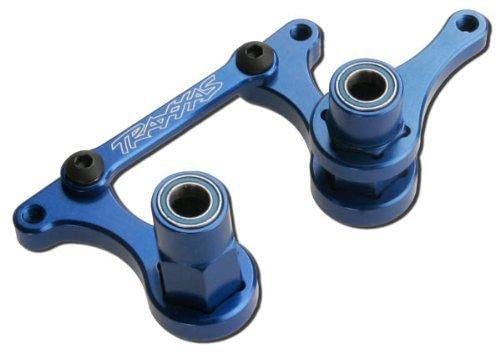 Traxxas 3743A Anodized Blue Aluminum Steering Bell cranks, Rustler, Stampede, Slash, and Bandit, 308-Pack