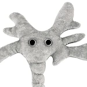 GIANTmicrobes Brain Cell Plush, Neuron Plush, Neuroscience Gifts, Neurology Gifts, Science Plush, Neuron Model Anatomy, Psychology Gifts, Psychology Decor, Brain Themed Gifts, Mental Health Awareness