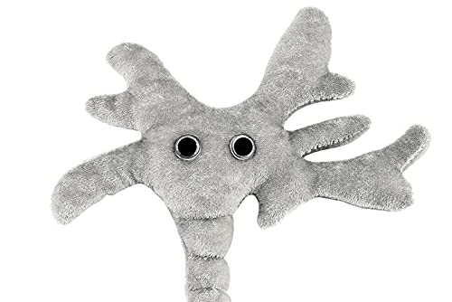 GIANTmicrobes Brain Cell Plush, Neuron Plush, Neuroscience Gifts, Neurology Gifts, Science Plush, Neuron Model Anatomy, Psychology Gifts, Psychology Decor, Brain Themed Gifts, Mental Health Awareness