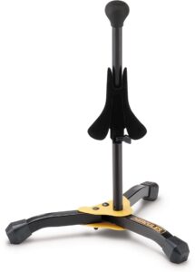 hercules ds531bb soprano saxophone stand with bag