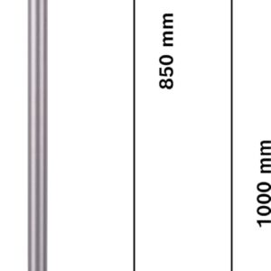 Bosch 1618596462 SDS-Max-9 Break Through Hammer Drill Bit, 80mm x 850mm x 1000mm