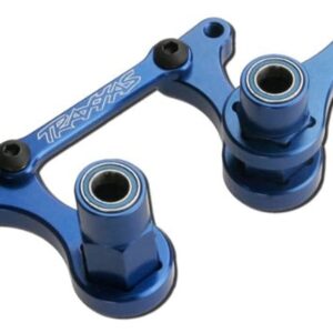 Traxxas 3743A Anodized Blue Aluminum Steering Bell cranks, Rustler, Stampede, Slash, and Bandit, 308-Pack