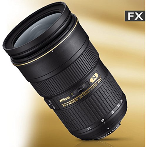 Nikon AF-S FX NIKKOR 24-70mm f/2.8G ED Zoom Lens with Auto Focus for Nikon DSLR Cameras