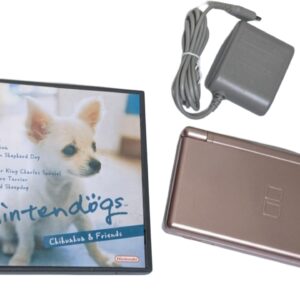 Nintendo DS Lite Metallic Rose with Nintendogs Best Friends (NDS Pink Bundle)