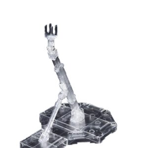 Bandai Hobby Action Base 1 Display Stand (1/100 Scale), Clear (BAN152159)