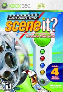 sceneit? includes 4 big button gamepads - xbox 360