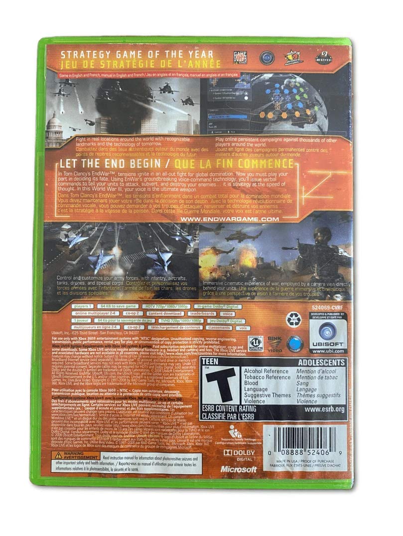 Tom Clancy End War - Xbox 360