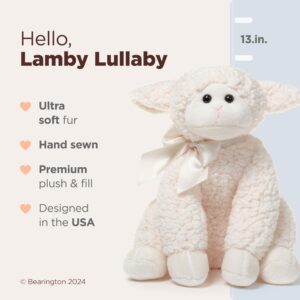 Bearington Baby Lamby Lullaby Animated Musical Plush Stuffed Animal Lamb 13"