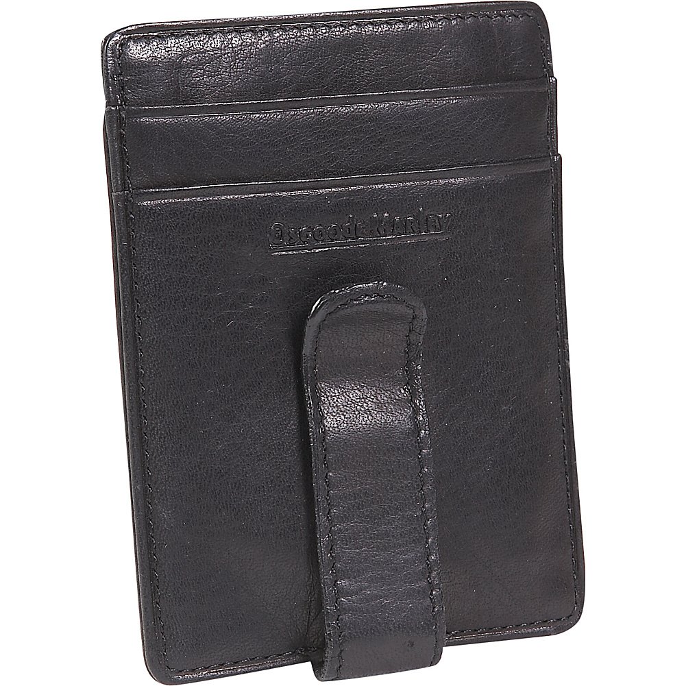 Cashmere Men's ID Front Pocket Clip Wallet Color: Black