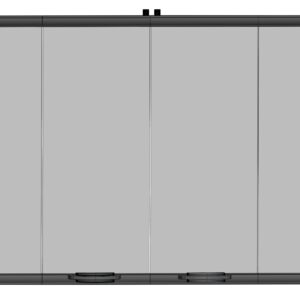 Heatilator Fireplace Doors - Black 36" Glass Doors - DM1036