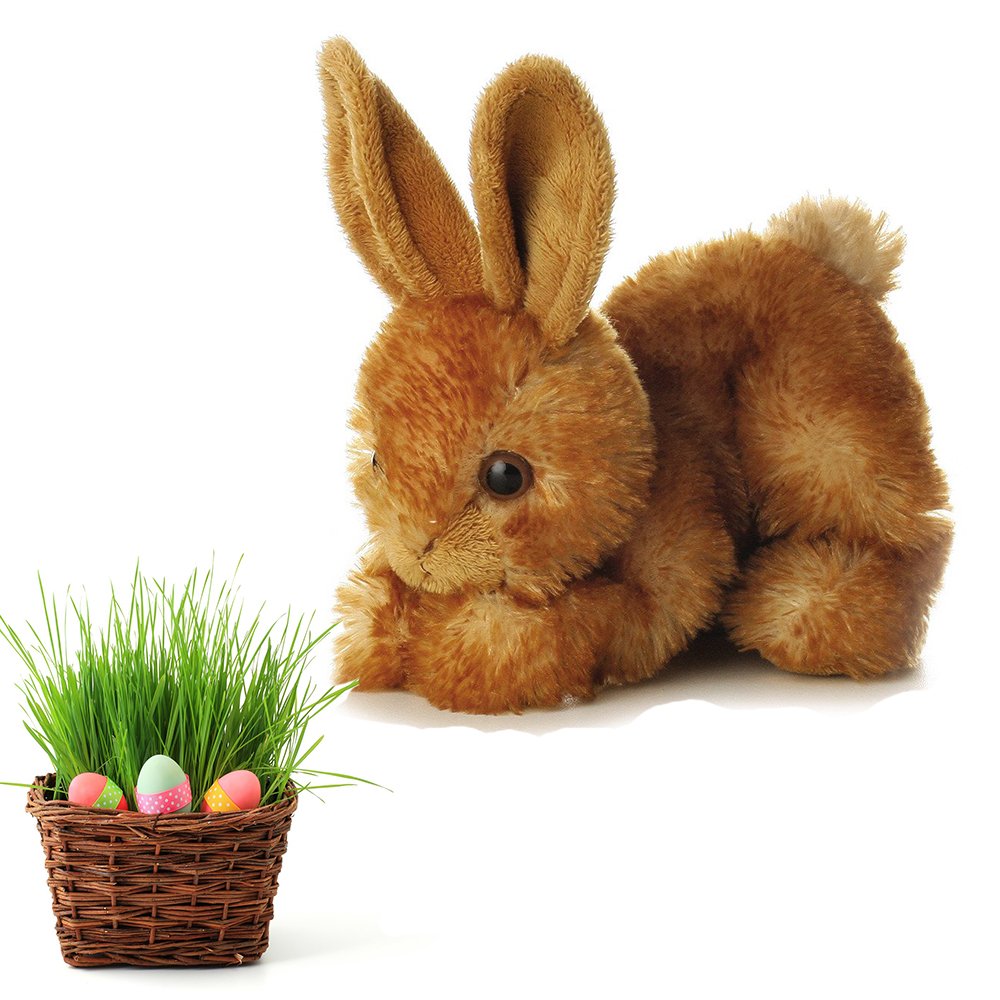 Aurora® Adorable Mini Flopsie™ Bitty Bunny™ Stuffed Animal - Playful Ease - Timeless Companions - Brown 8 Inches