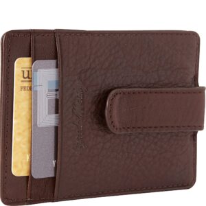 Cashmere Men's ID Front Pocket Clip Wallet Color: Black