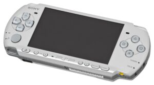 sony psp slim & lite handheld game console - ice silver