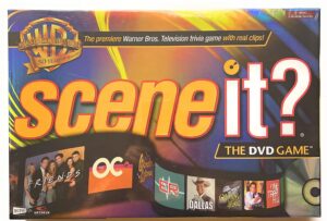 scene it - wb warner bros 50th anniversary dvd game with real clips on the trivia