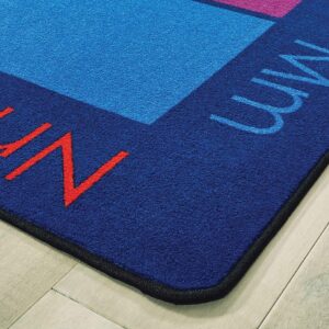 Carpets for Kids 8634 Colorful Seating Places Seating Classroom Rug 8ft 4in x 13ft 4in Rectangle Multi Color