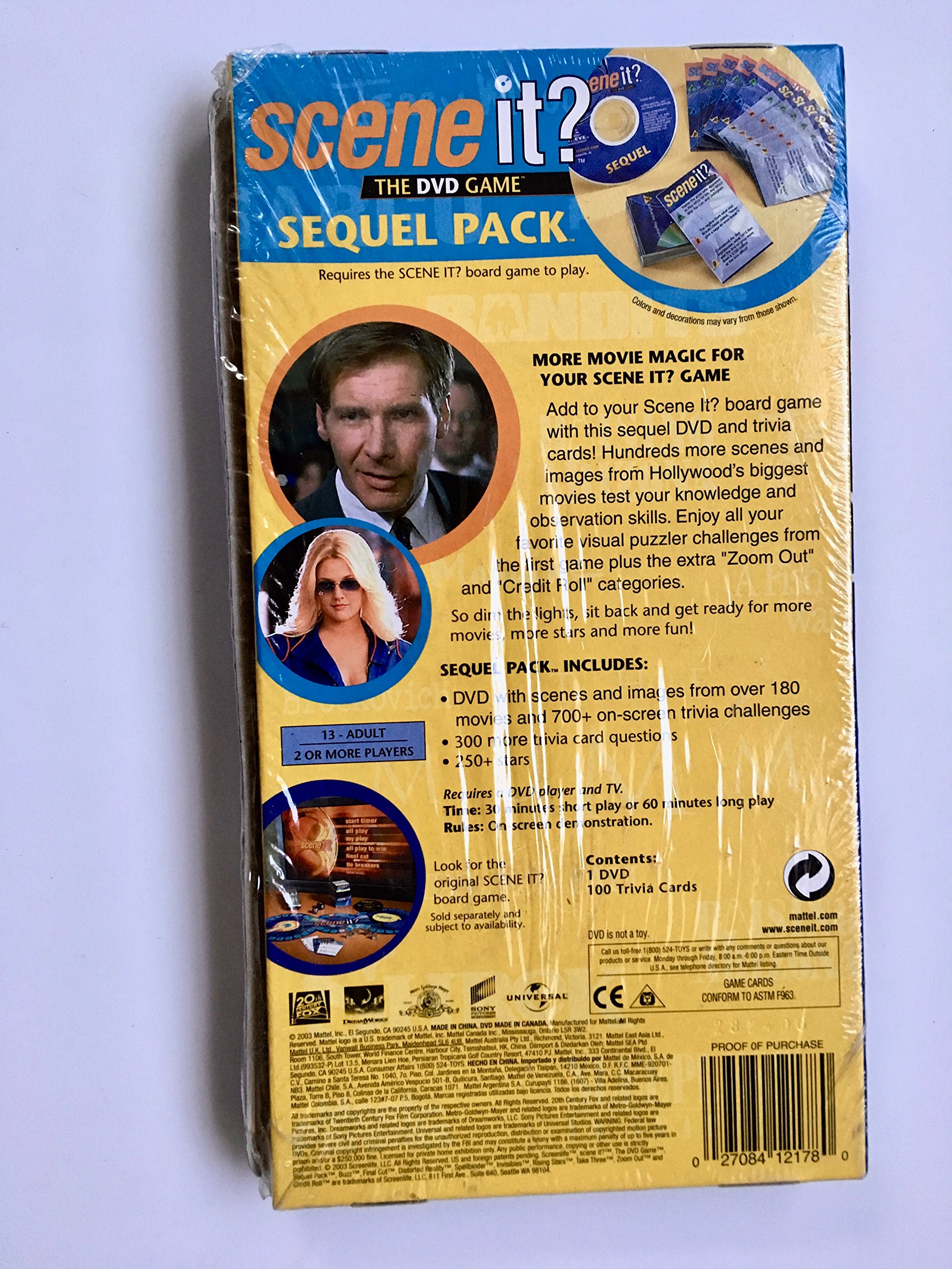 Scene It: Sequel Pack (Movie Edition): More Film Clips, Trivia Cards and Movie Stars!