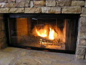 heatilator fireplace doors - black 42" glass doors - dm1042