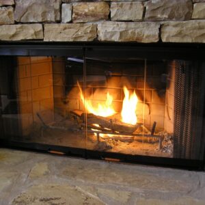 Heatilator Fireplace Doors - Black 42" Glass Doors - DM1042