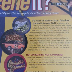 SCENE IT - WB Warner Bros 50th Anniversary DVD Game with Real Clips on the Trivia