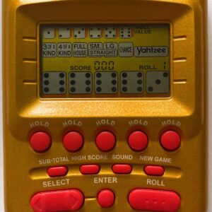 Yahtzee Electronic Hand-held [Gold]