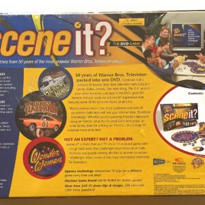 SCENE IT - WB Warner Bros 50th Anniversary DVD Game with Real Clips on the Trivia