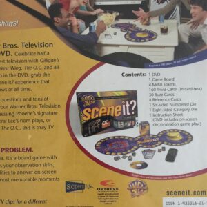 SCENE IT - WB Warner Bros 50th Anniversary DVD Game with Real Clips on the Trivia